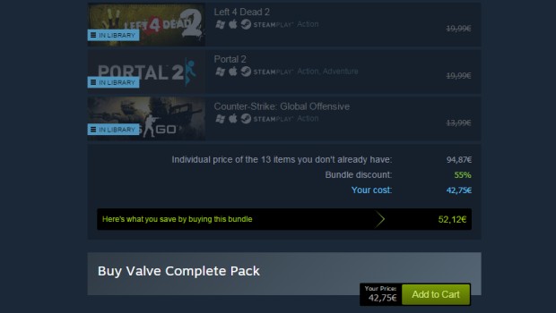 Steam Bundles Are Now Reduced In Price For Each Item Owned - Gamesear